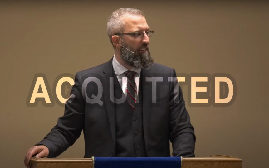 Pastor Tim Stephens acquitted today on charges of breach of Public ...